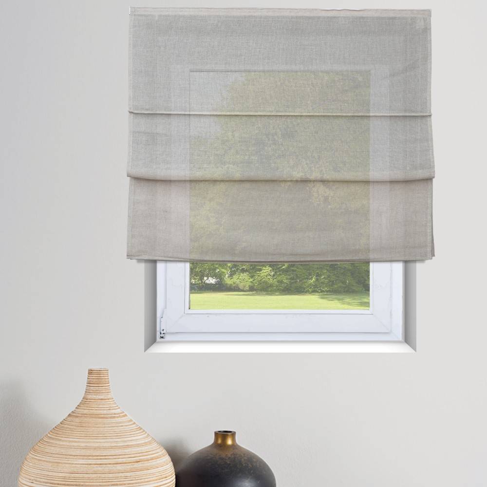 Store Bateau Voile de Lin Naturel